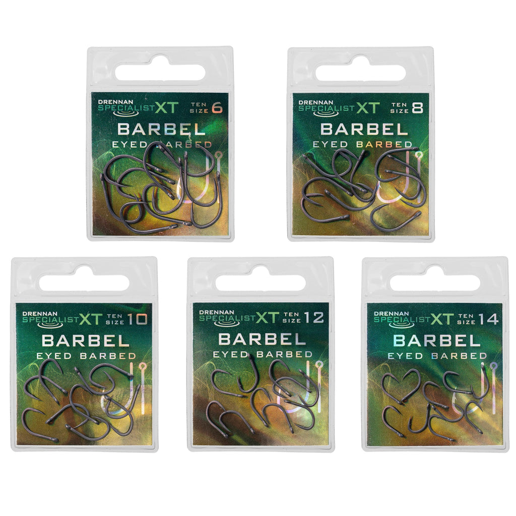 Drennan Specialist XT Barbel - Barbed Hooks – Willy Worms