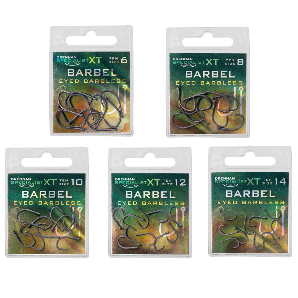 Drennan Specialist XT Barbel - Barbless Hooks – Willy Worms