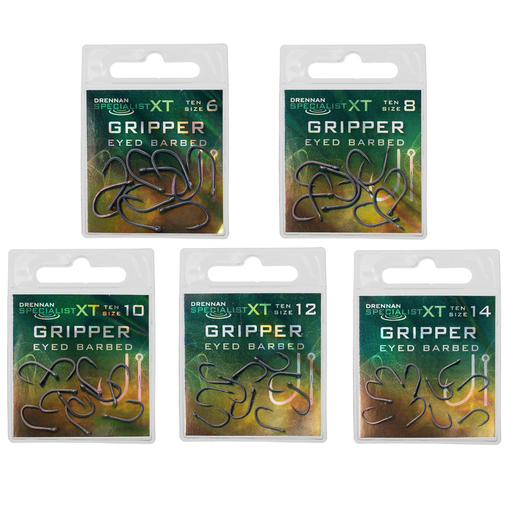 Drennan Specialist XT Gripper - Barbed Hooks – Willy Worms