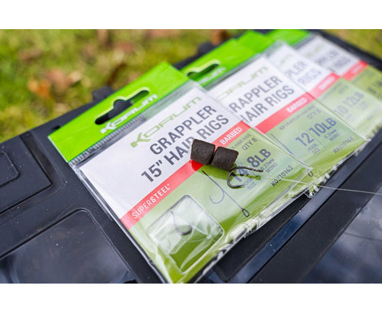 Korum 15" Grappler Hair Rigs – Willy Worms