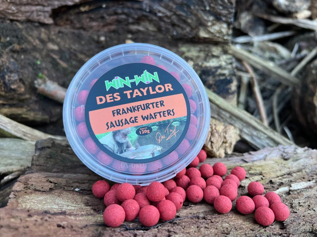 Win-Win Des Taylor Frankfurter Sausage Wafters 10mm 120g – Willy Worms