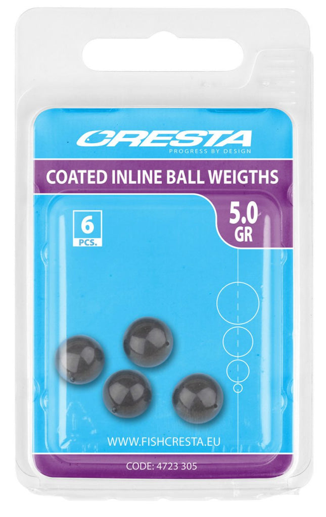 Cresta Coated Inline Ball Weight – Willy Worms