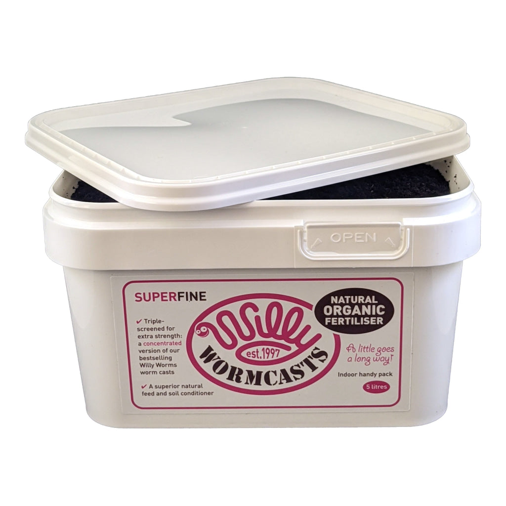 Superfine Pure Worm Casts 5 litre (handy pack) – Willy Worms